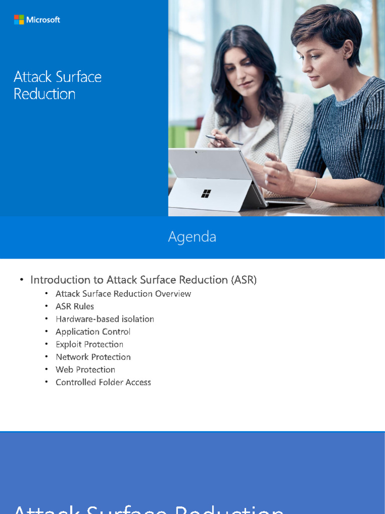 SecMDE - M03 Attack Surface Reduction | PDF