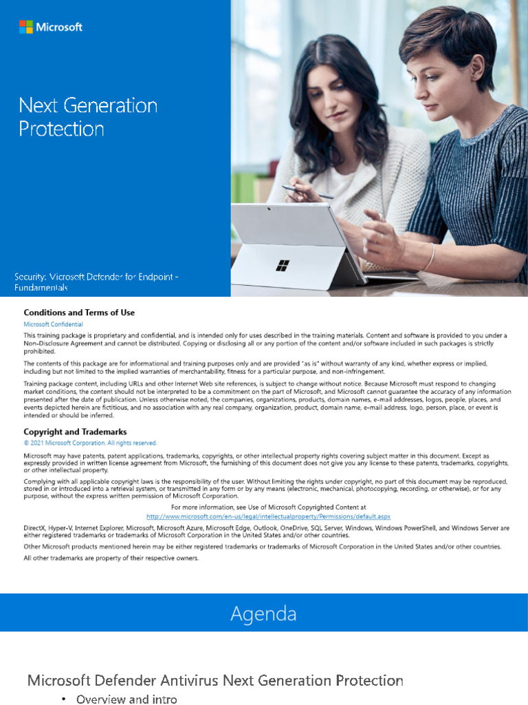 SecMDE - M04 Next Generation Protection (AV) | PDF