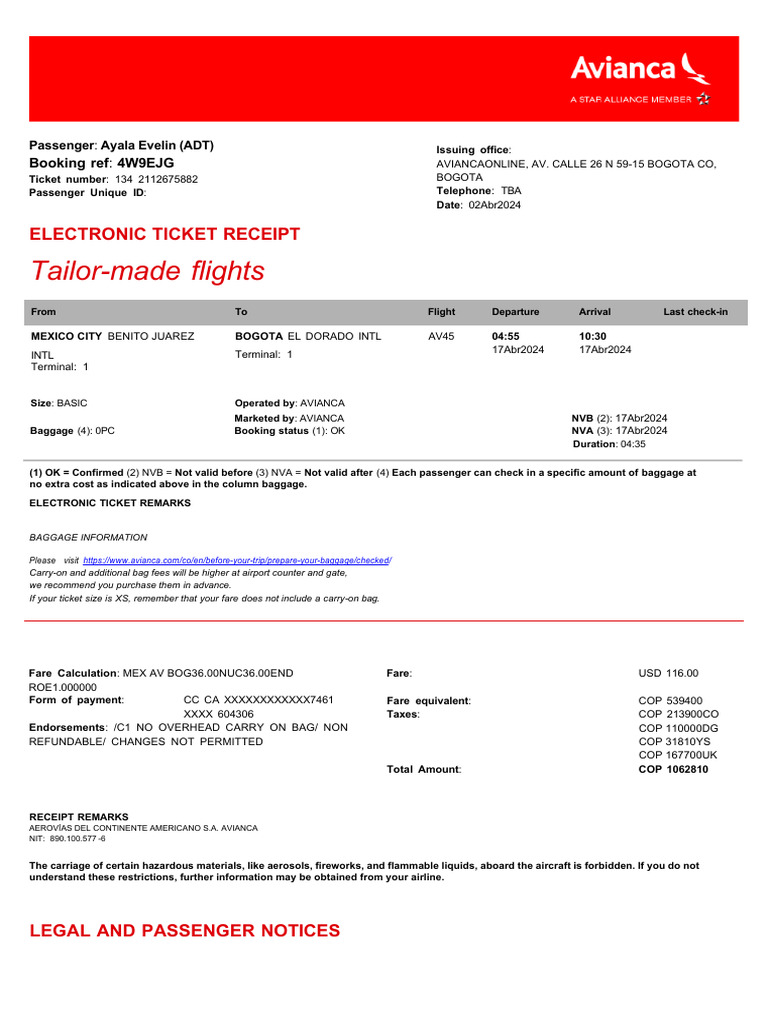 Evelin Ayala, 17abr 0455 Mexico City | PDF