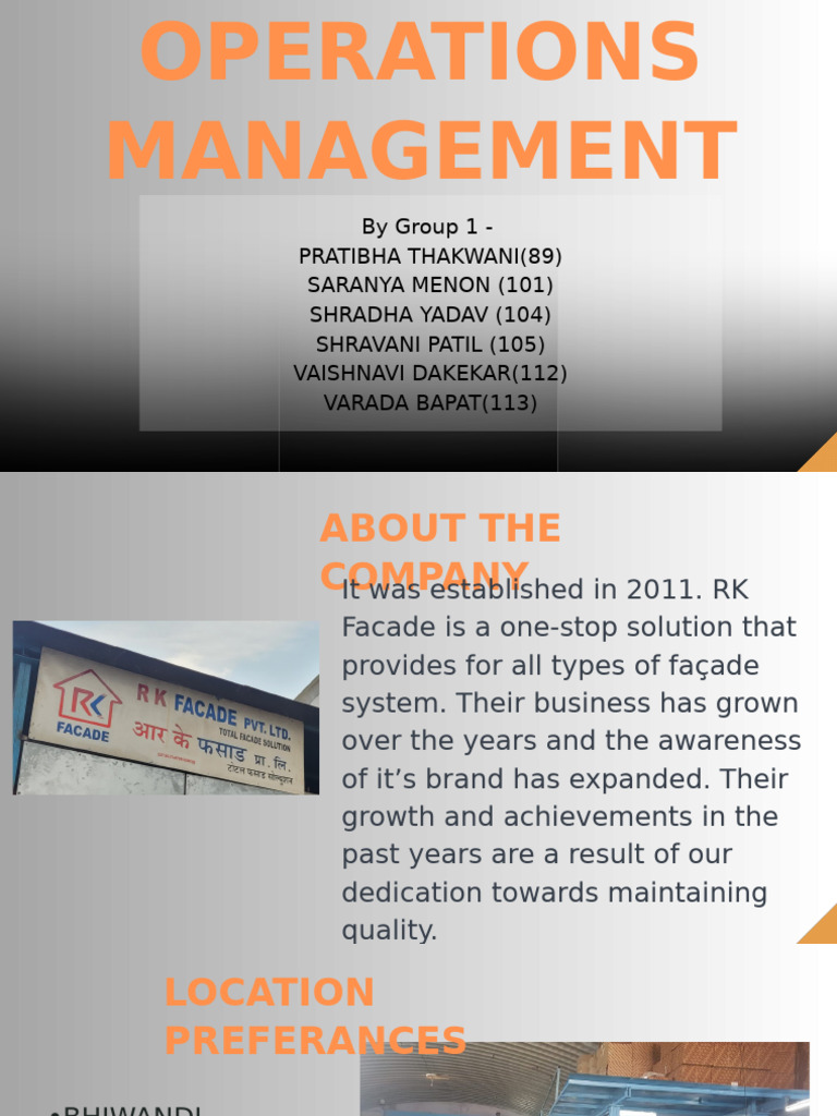 Operations Management | PDF