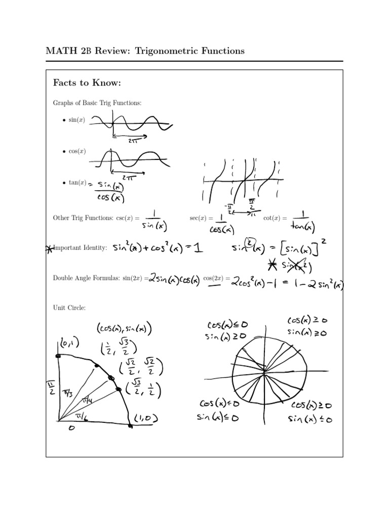 Prerequisite Math 2B | PDF