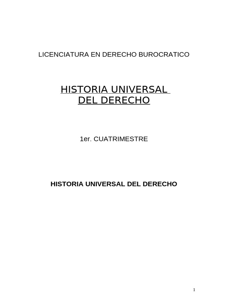Historia Universal | PDF