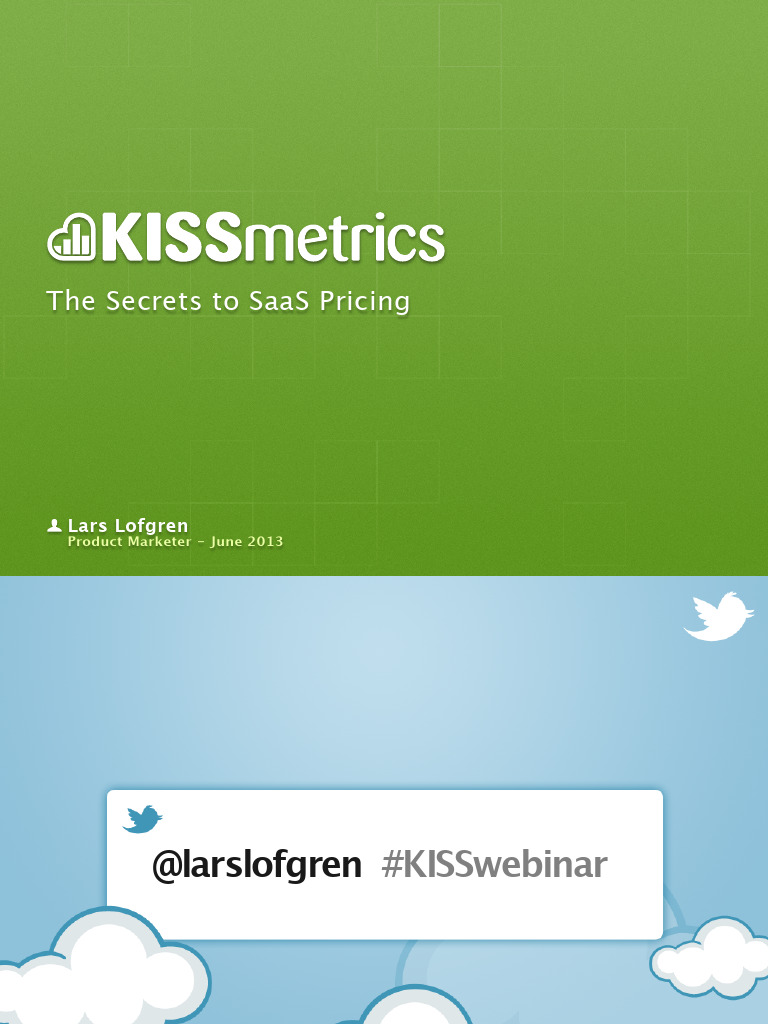 Pricing for SAAS | PDF