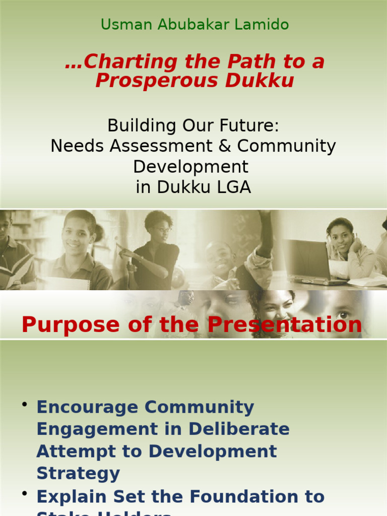 Community Development Plan | PDF | Needs Assessment