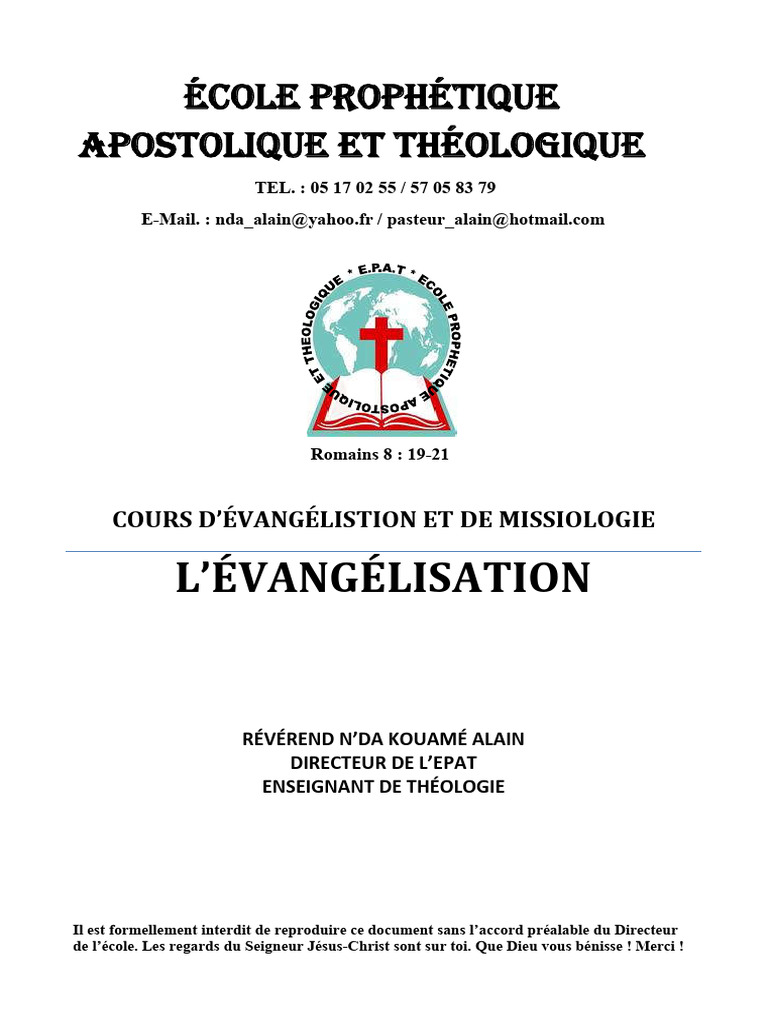 Evangelisation PDF | PDF