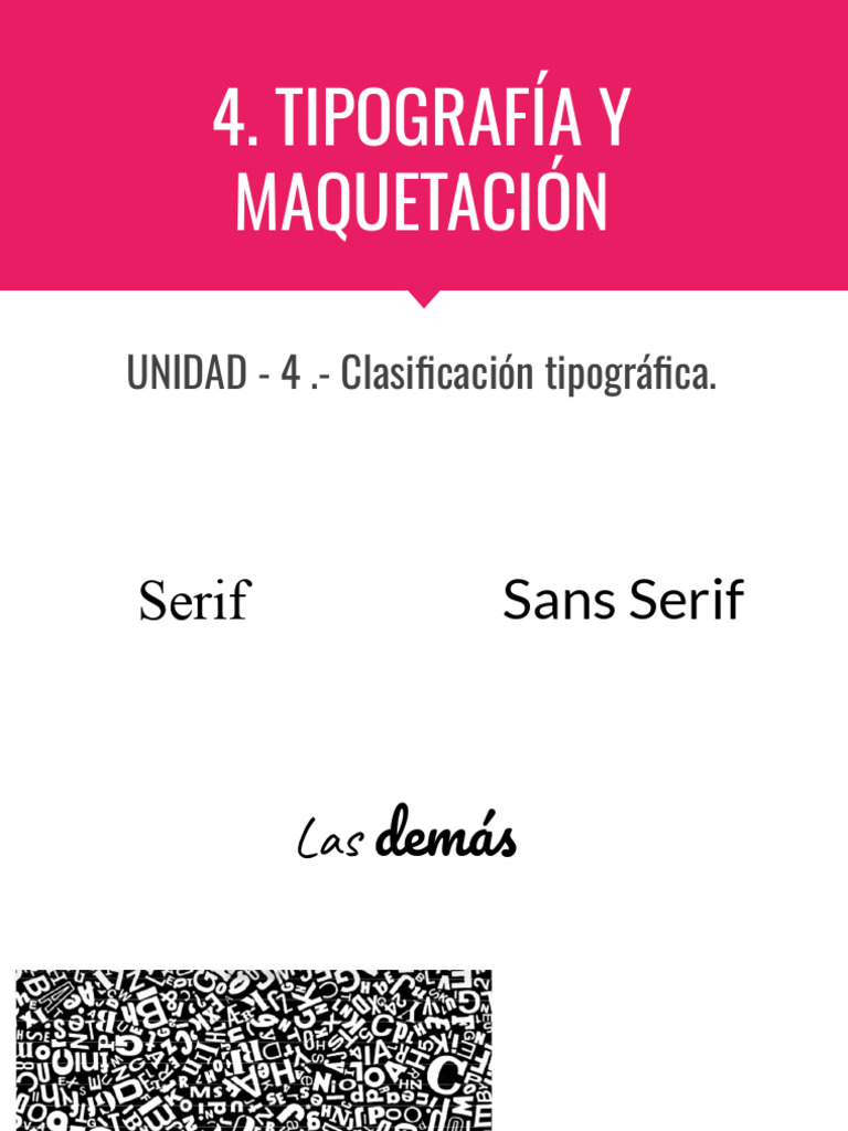 Tipografía y Maquetación | PDF | Serif | Tipos de letra
