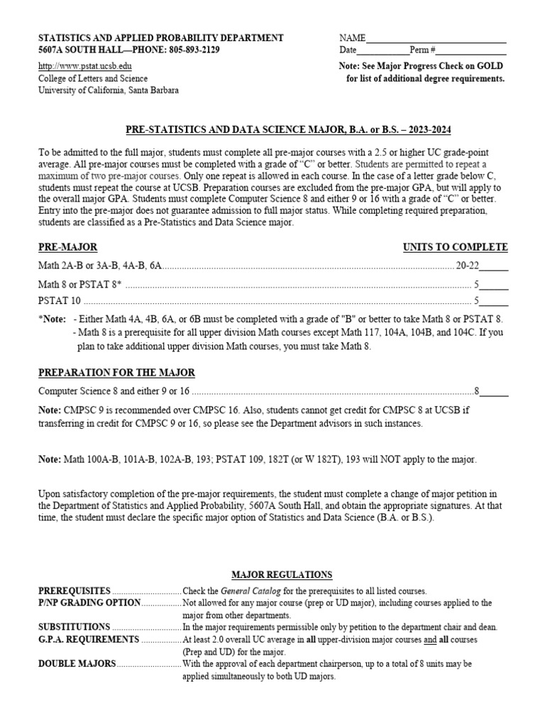 Pre-Statistics and Data Science | PDF