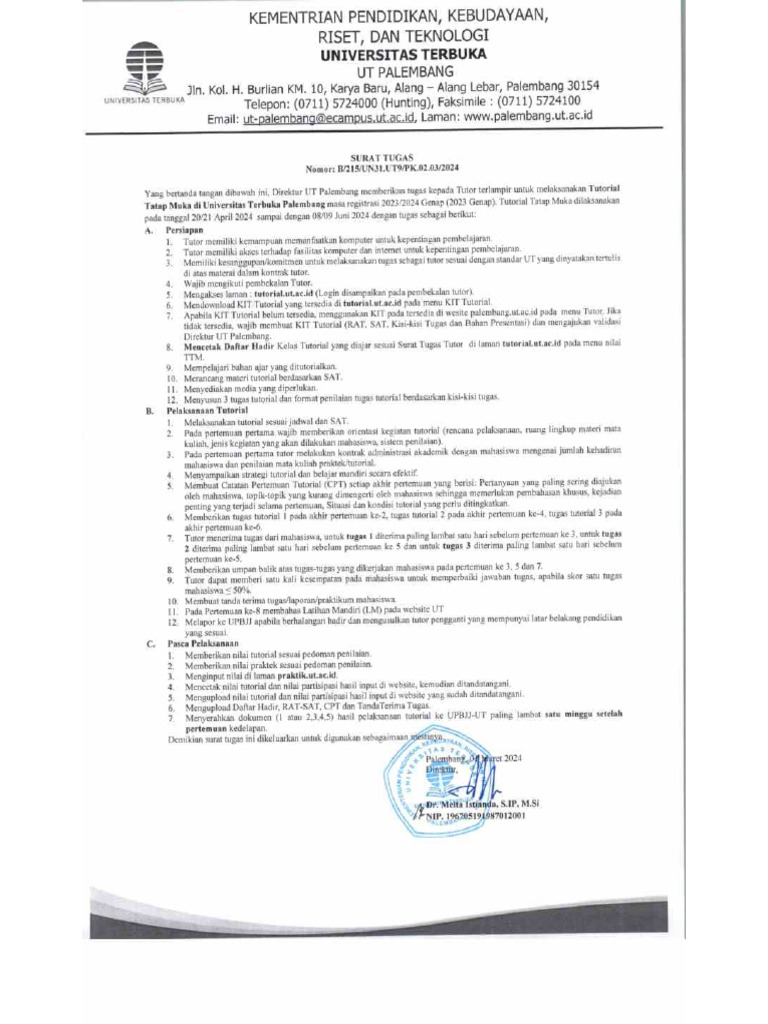 ST TTM Pendas 20241 | PDF