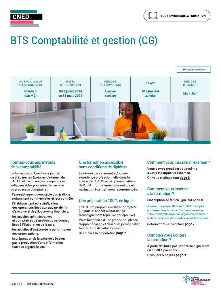 Cned Bts CG Doc Fc24 | PDF