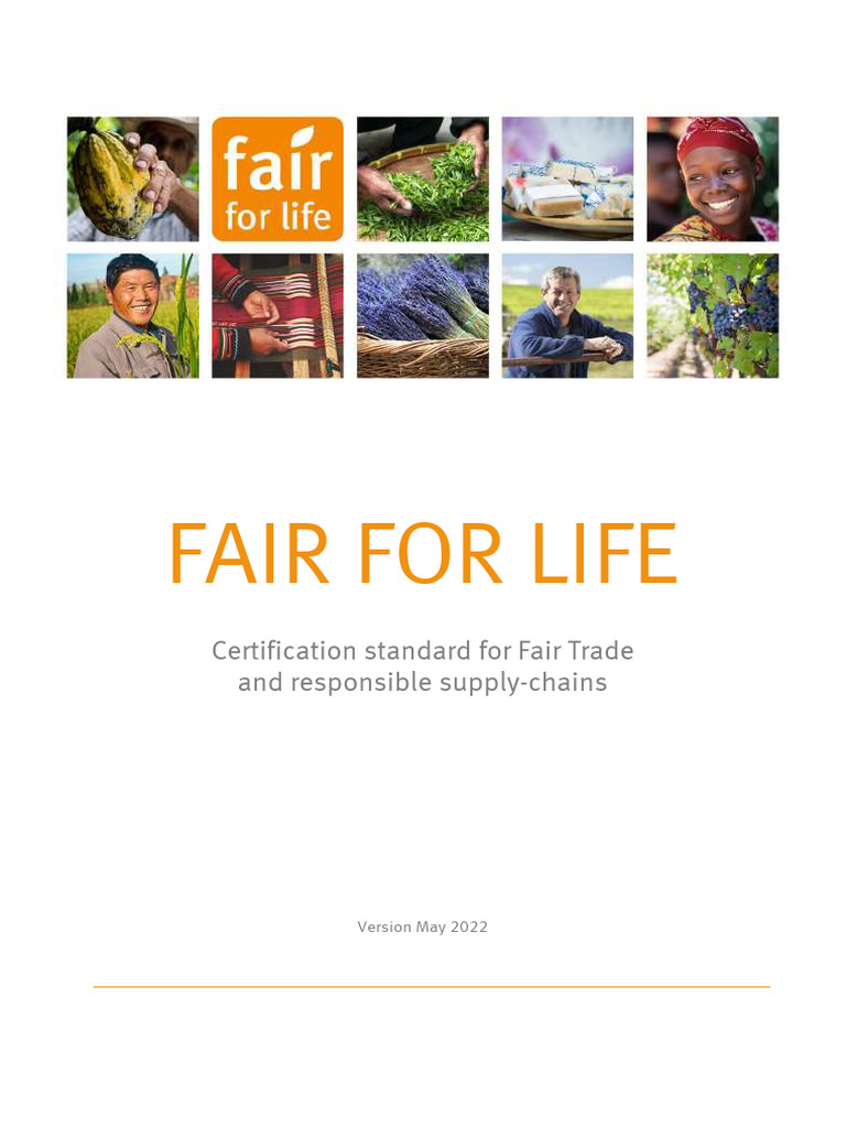 Fair For Life Standard EN | PDF