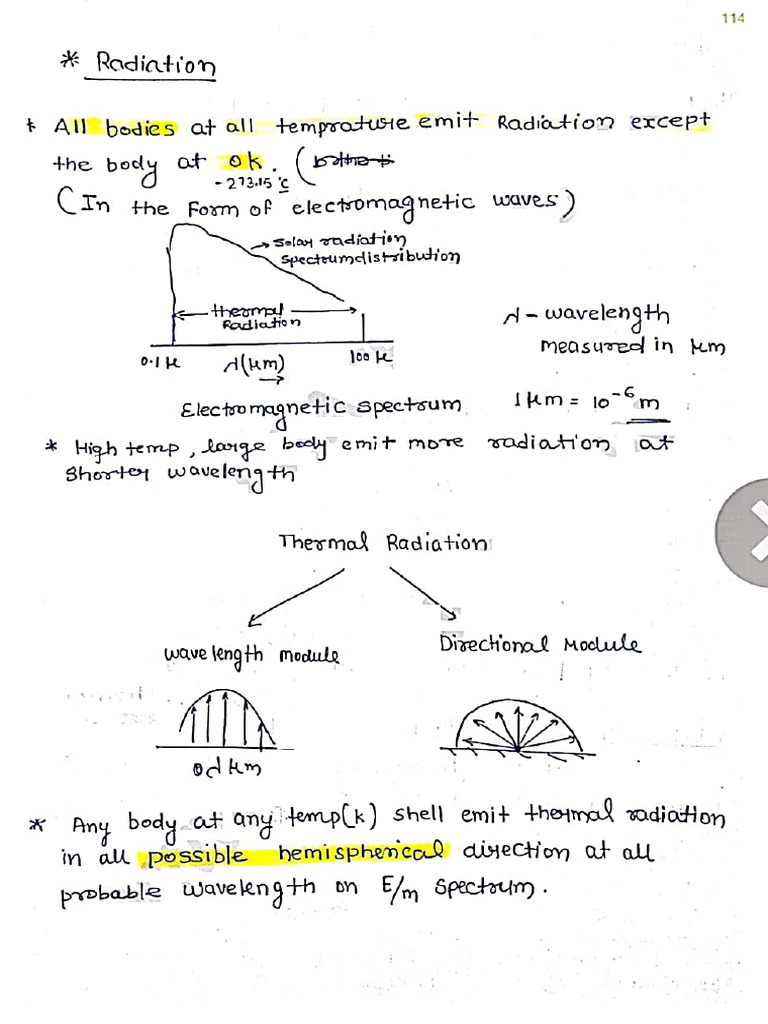 Radiation (HTO) Handwritten Notes | PDF