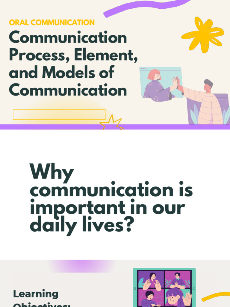 Lesson 1 Nature and Elements of Communication | PDF