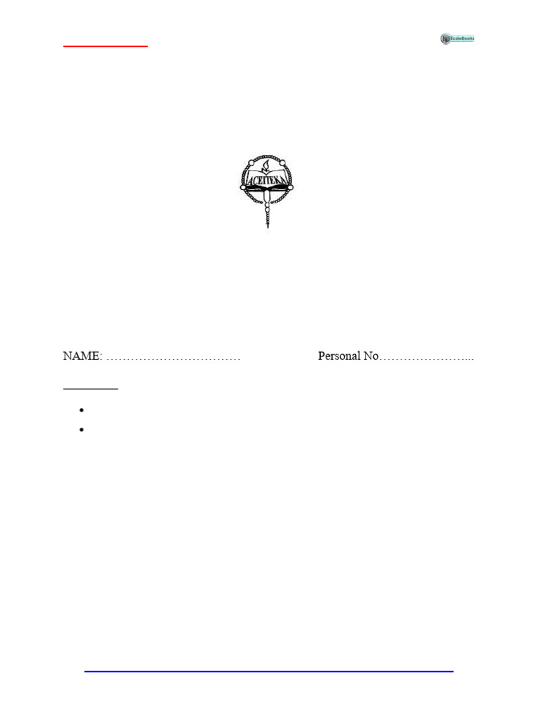 S.4 English Aceiteka PP2 Revision & Past Papers | PDF | Uganda | Career ...