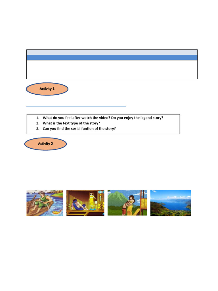 LKPD Narrative Text | PDF