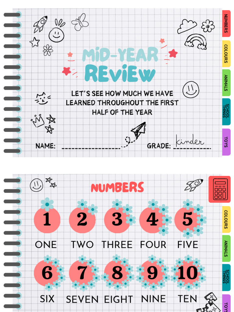 Mid Year Review - Kinder | PDF