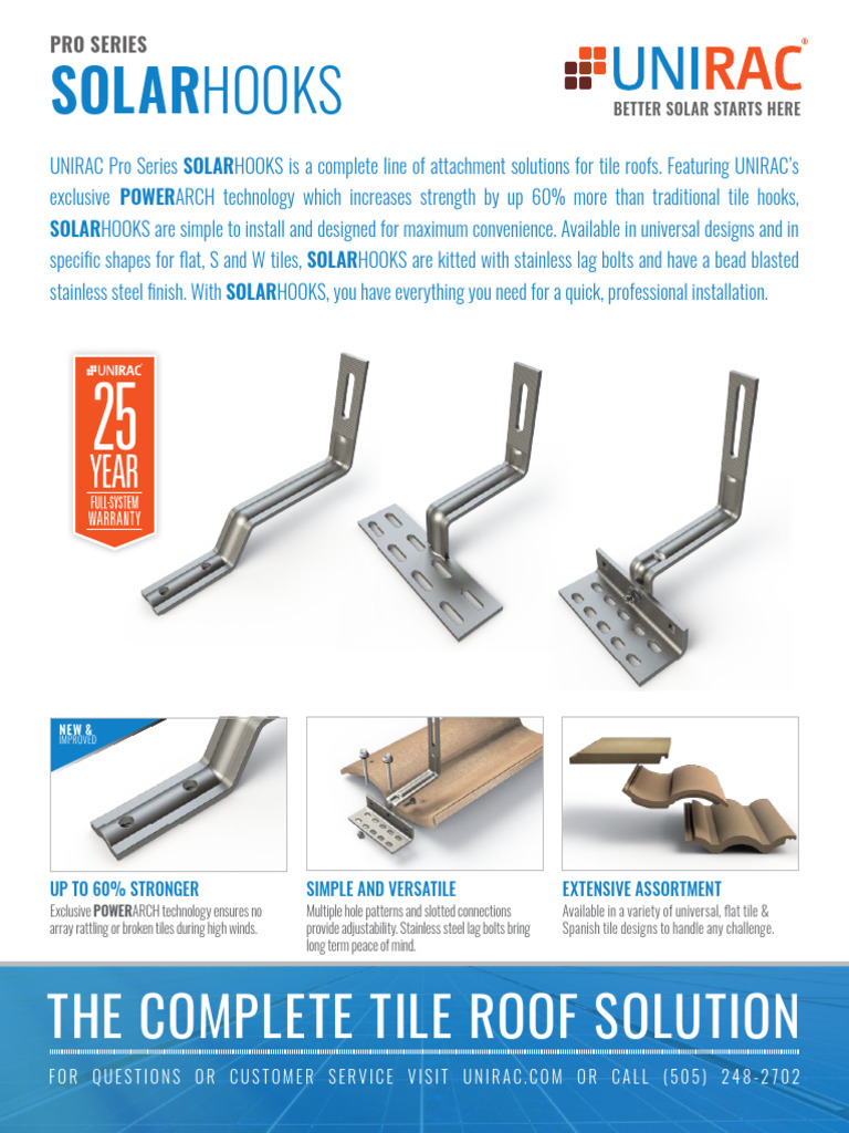 SolarHooks Brochure Application Guide | PDF