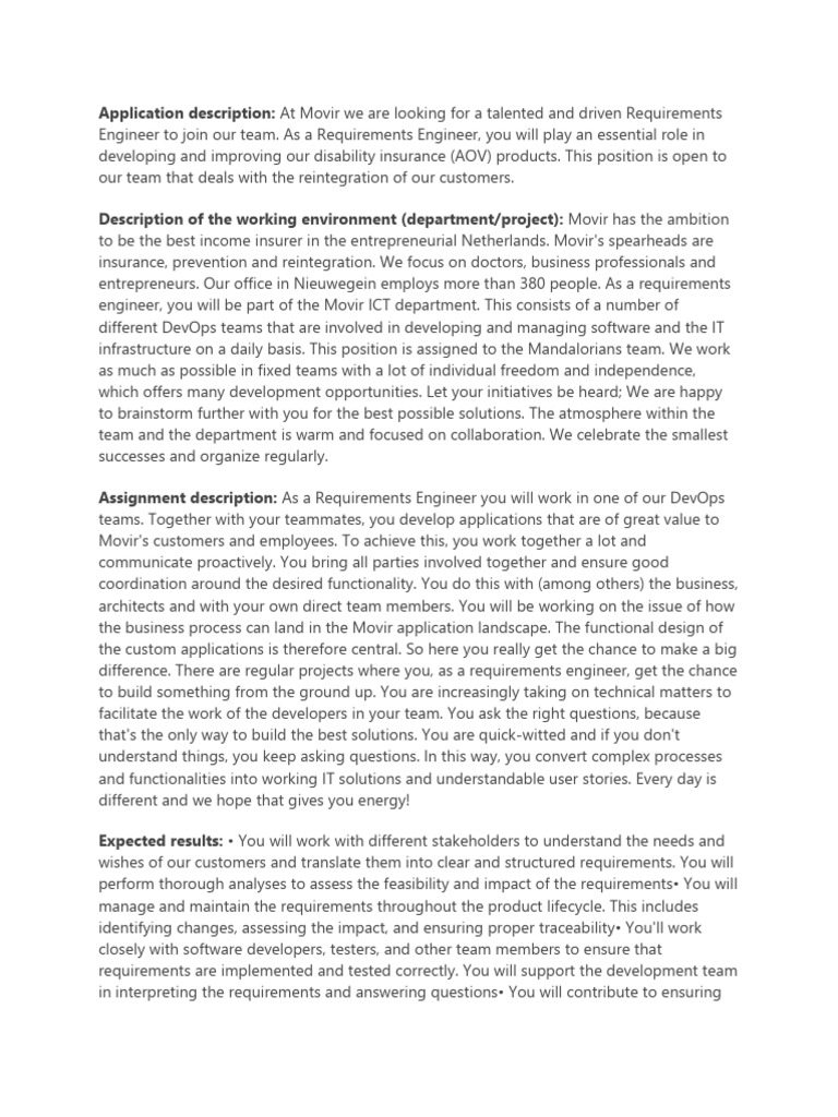 BA Medior | PDF
