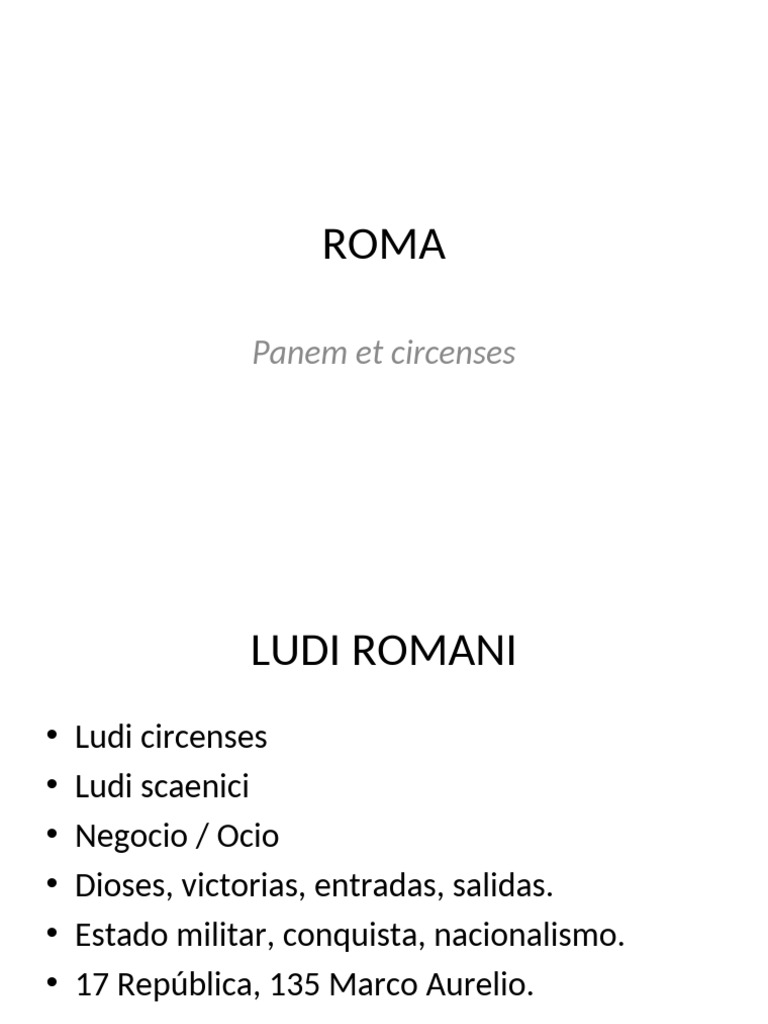 Ludi Romani | PDF