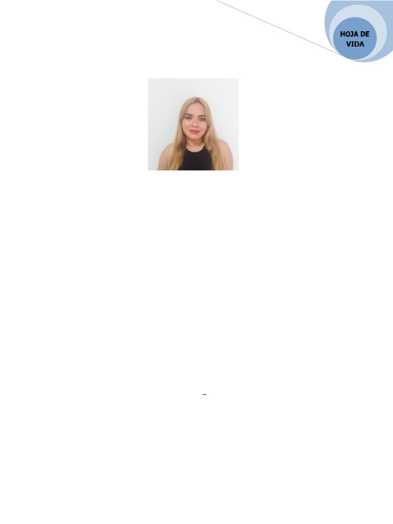 Hoja de Vida Original Yuli | PDF