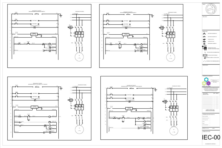 Arranque de Motores Lab - 1 - 24-07-24-Esquemas 1 | PDF | Energia electrica | Ingeniería de la ...
