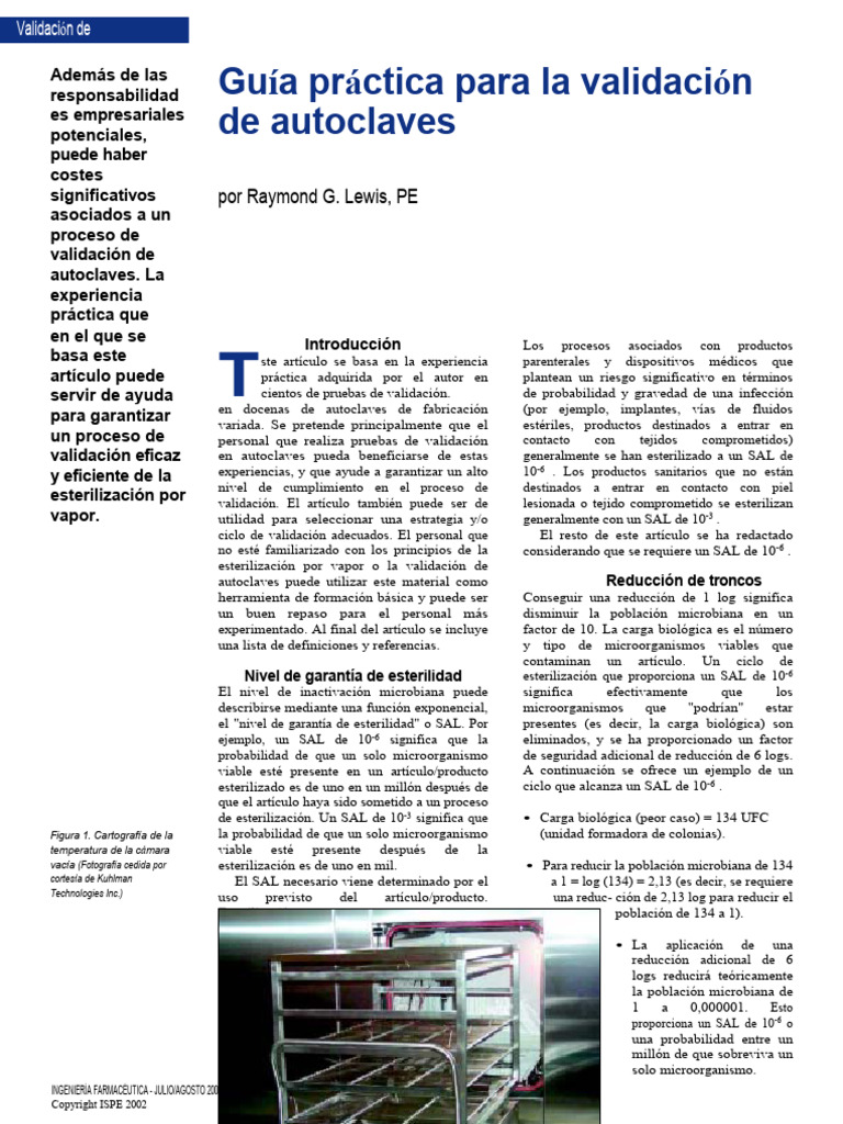 Practical-Guide-To-Autoclave-Validation Es | PDF
