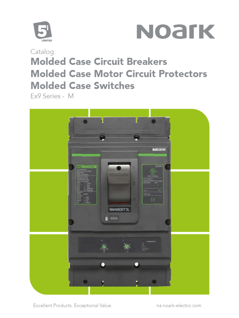 NOARK - MCCB Ex9 Series-M - Datasheet | PDF