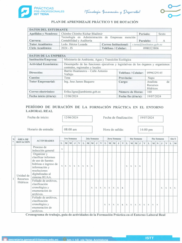 Plan de Practicas - 000017 | PDF