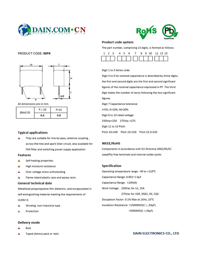 MPX2 Spec | PDF