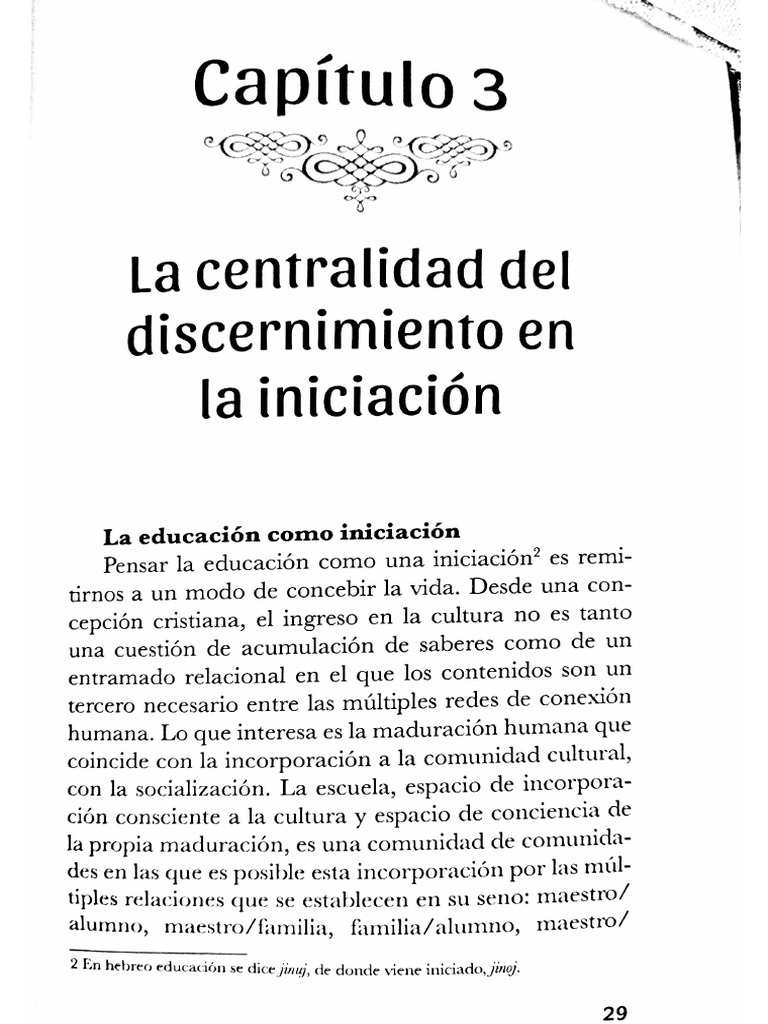 La Centralidad Del Discernimiento en La Iniciaci-N | PDF