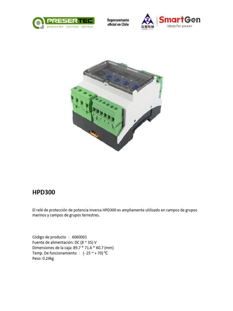 HPD300 Espanol | PDF