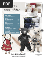 Red Cross Trauma Teddy Pattern | PDF | Knitting | Yarn