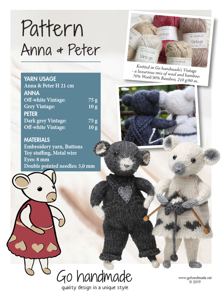 Uk Anna Peter Booklet | PDF | Knitting | Embroidery