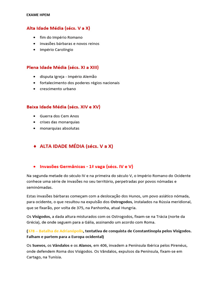 Resumos Exame Hist PolÃ Tica | PDF