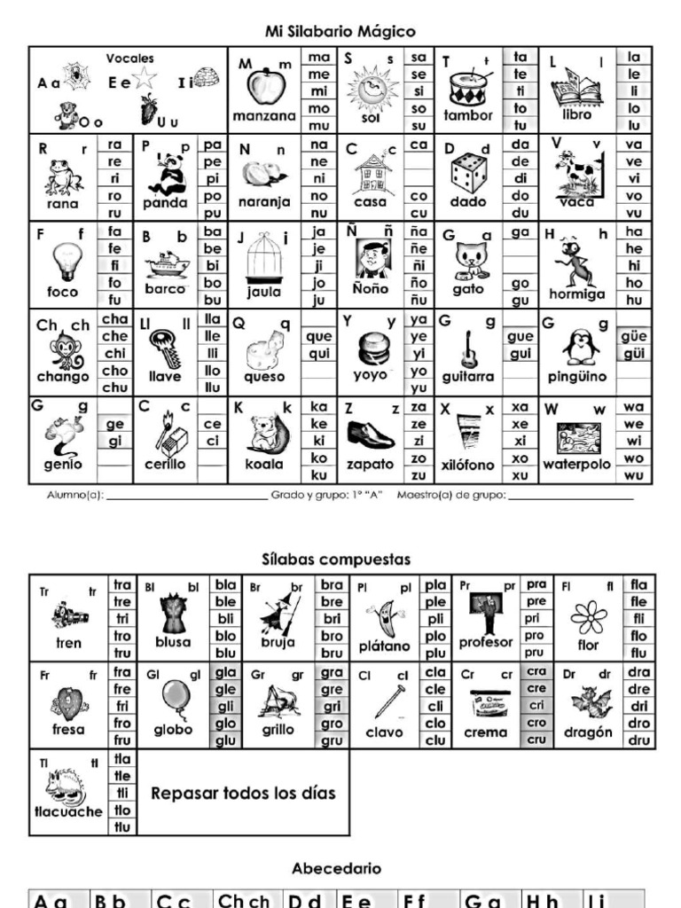 1a. Mi Silabario | PDF