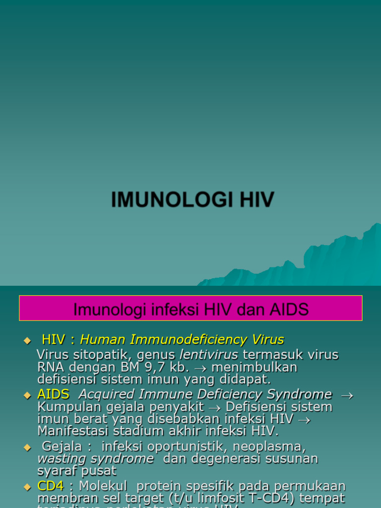 Imunologi-Infeksi-HIV | PDF