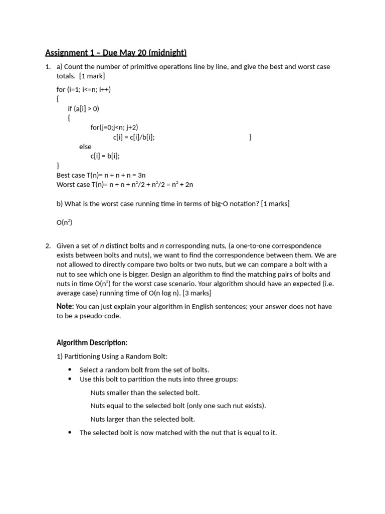 CS5800 Assignment 1 | PDF