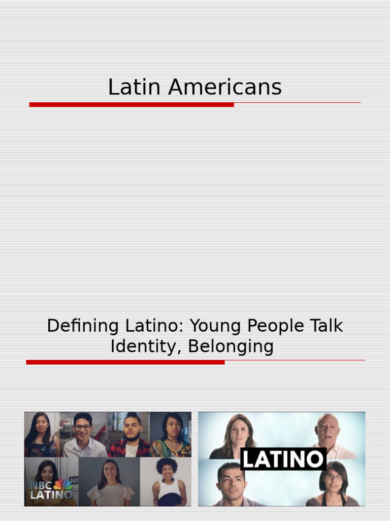 Latin Americans | PDF