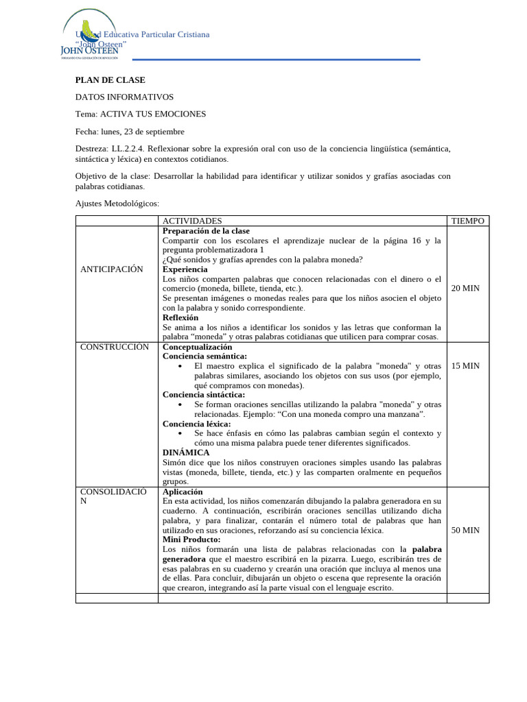 Activa Tus Emociones LL2 | PDF