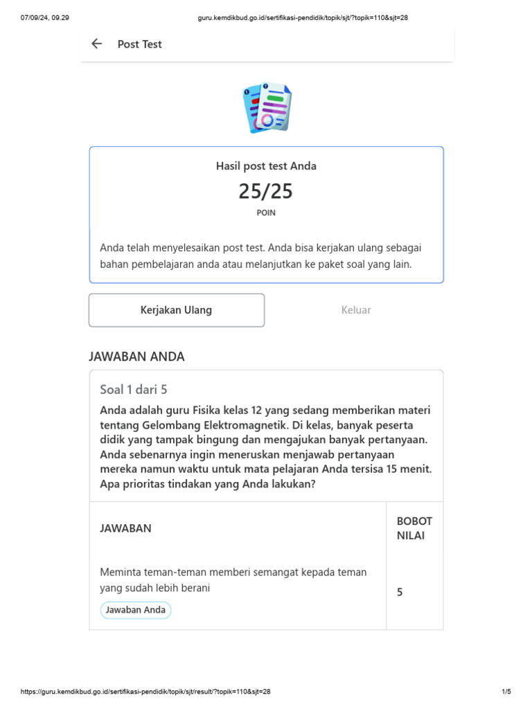 Jawaban PSE 3 Modul 2 Topik 3 | PDF