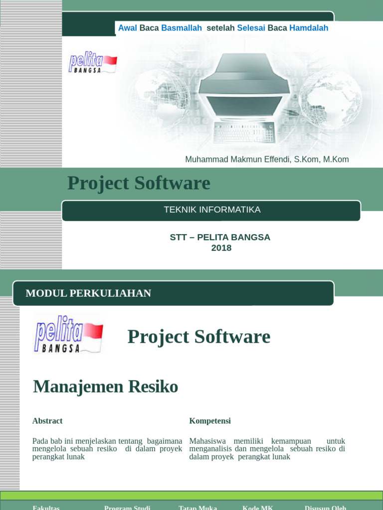 Salinan PERTEMUAN 5 Proj Soft | PDF