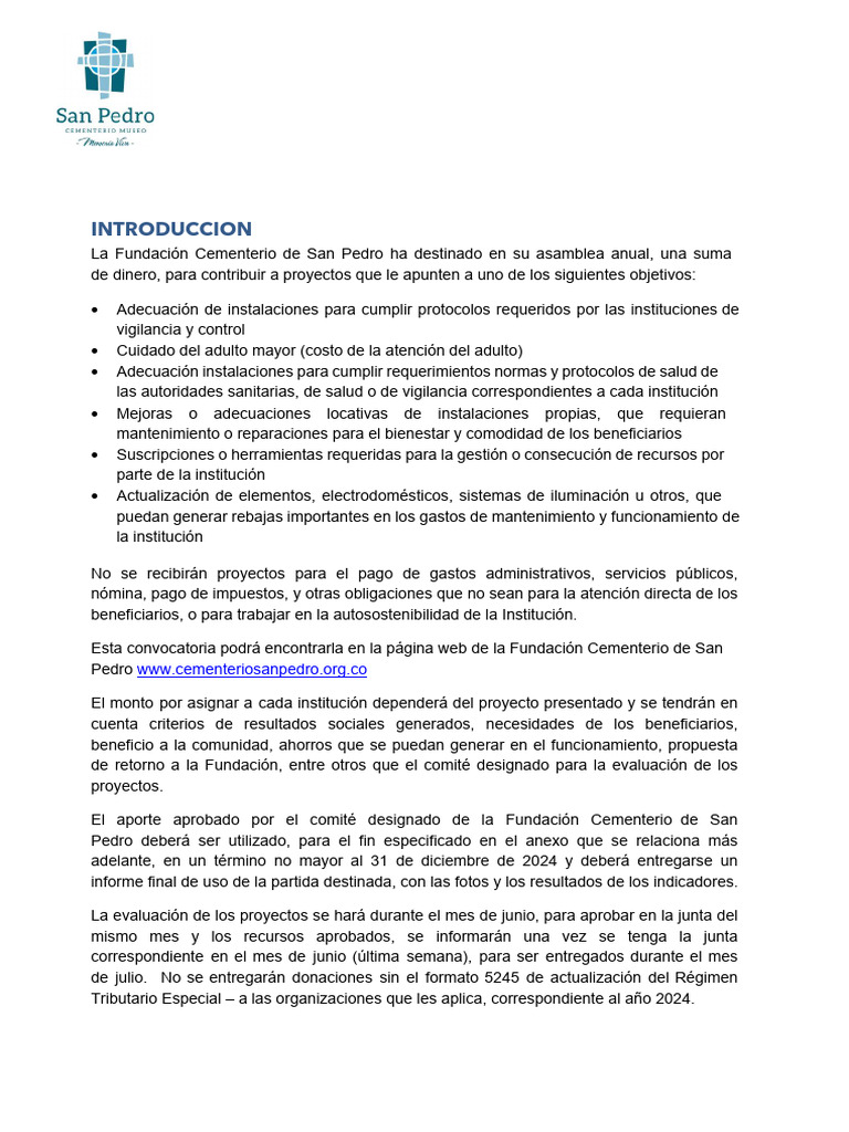 2024 Convocatoria CSP | PDF