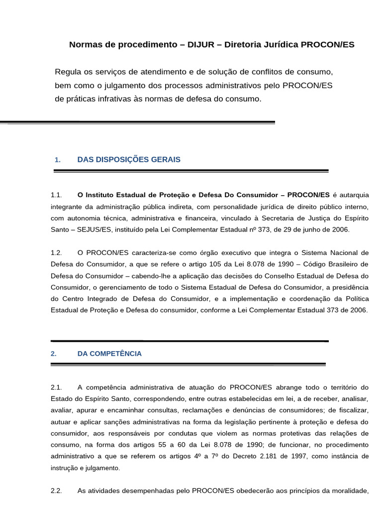 Normas de Procedimentos Jurídico - 2022 | PDF