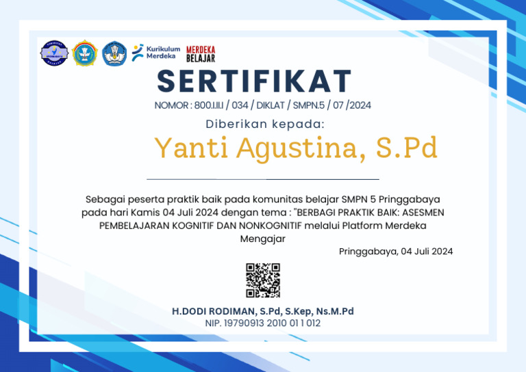 Yanti Agustina, S.PD | PDF