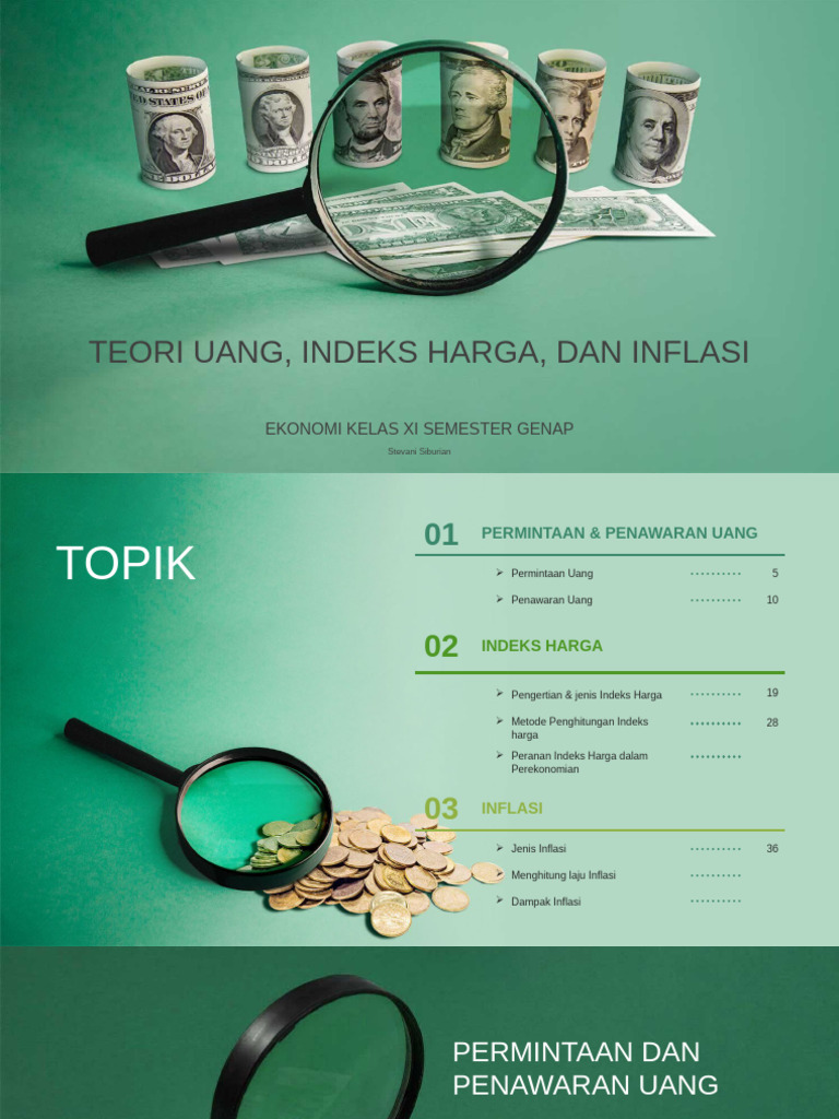 Teori Uang, Indeks Harga, Dan Inflasiii | PDF