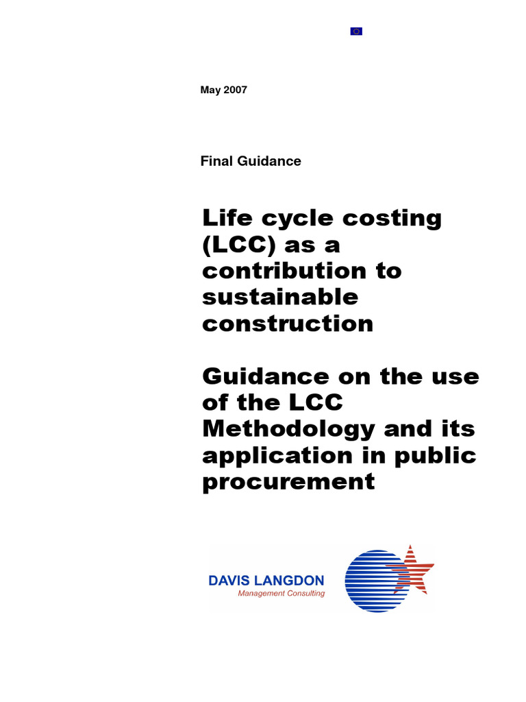 Report LCC Sustainable Construction Guidance May2007 - en | PDF