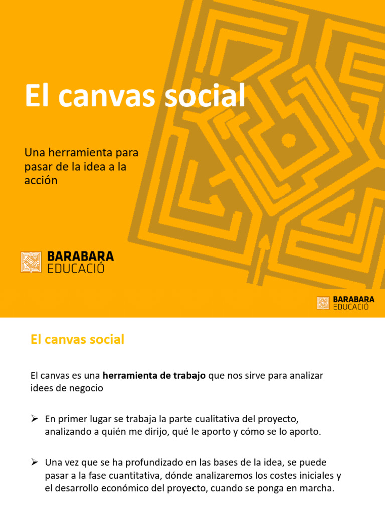 Herramienta Canvas Social para Negocios | PDF