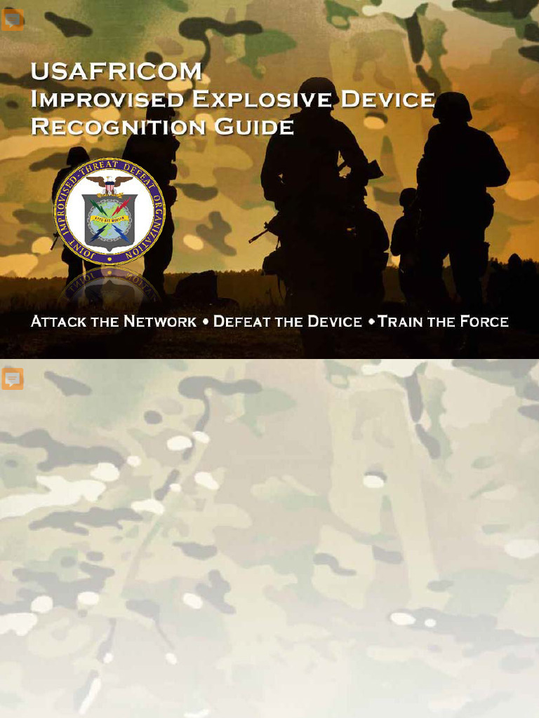 USAFRICOM IED Recognition Guide 2017 | PDF