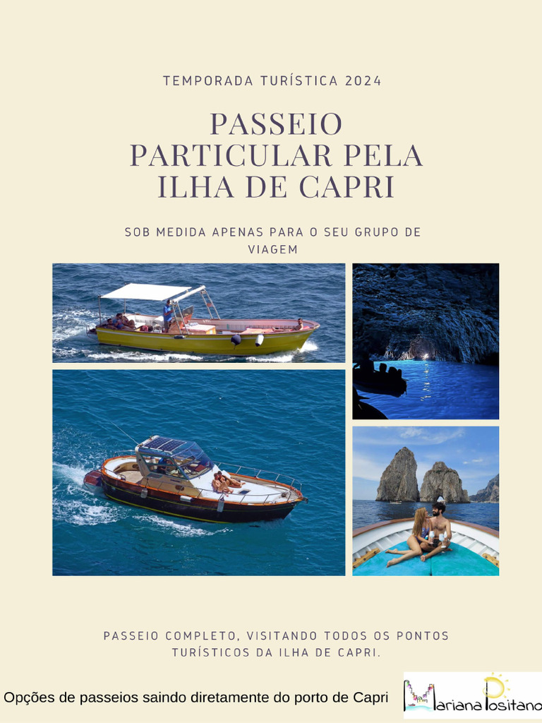 Passeios Saindo de Capri 2024-3 | PDF