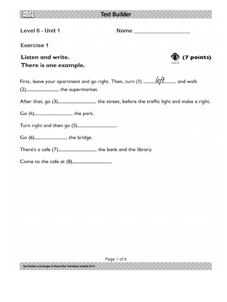 Level 6 - Unit 1 | PDF