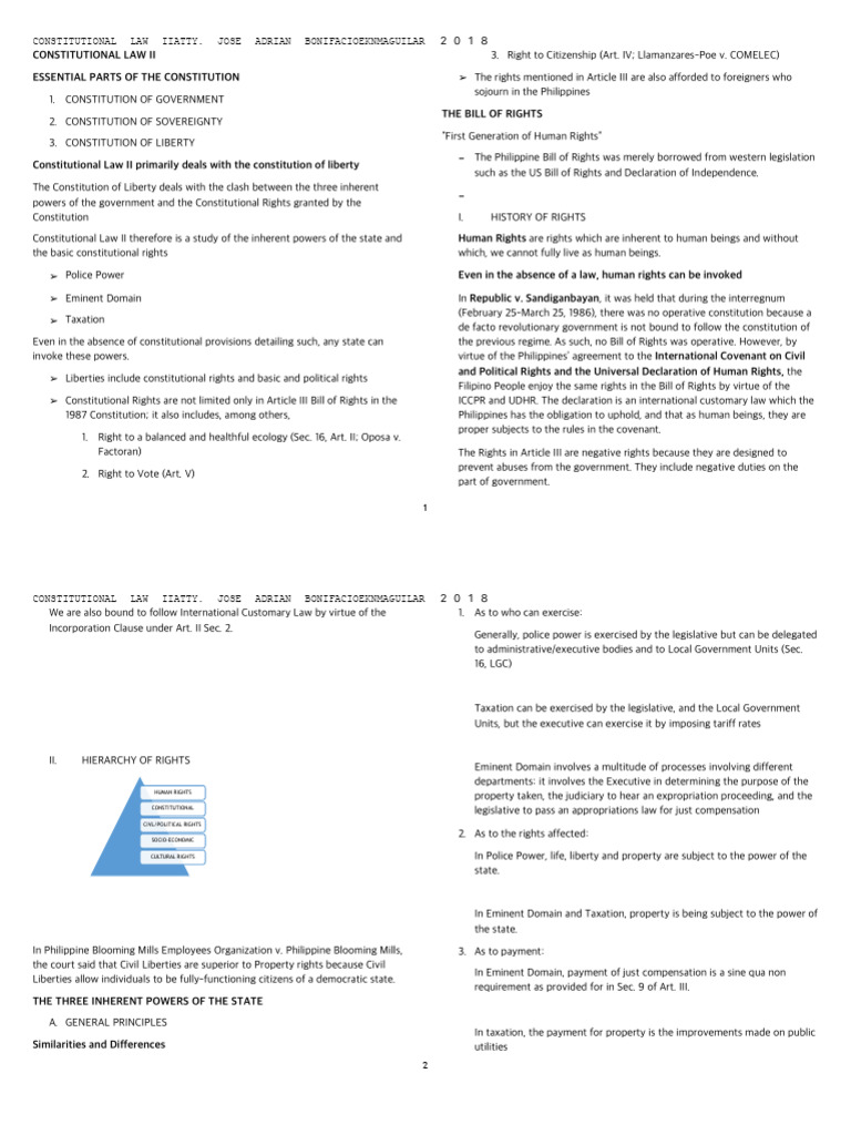 Consti 2 Reviewer Final 1 | PDF